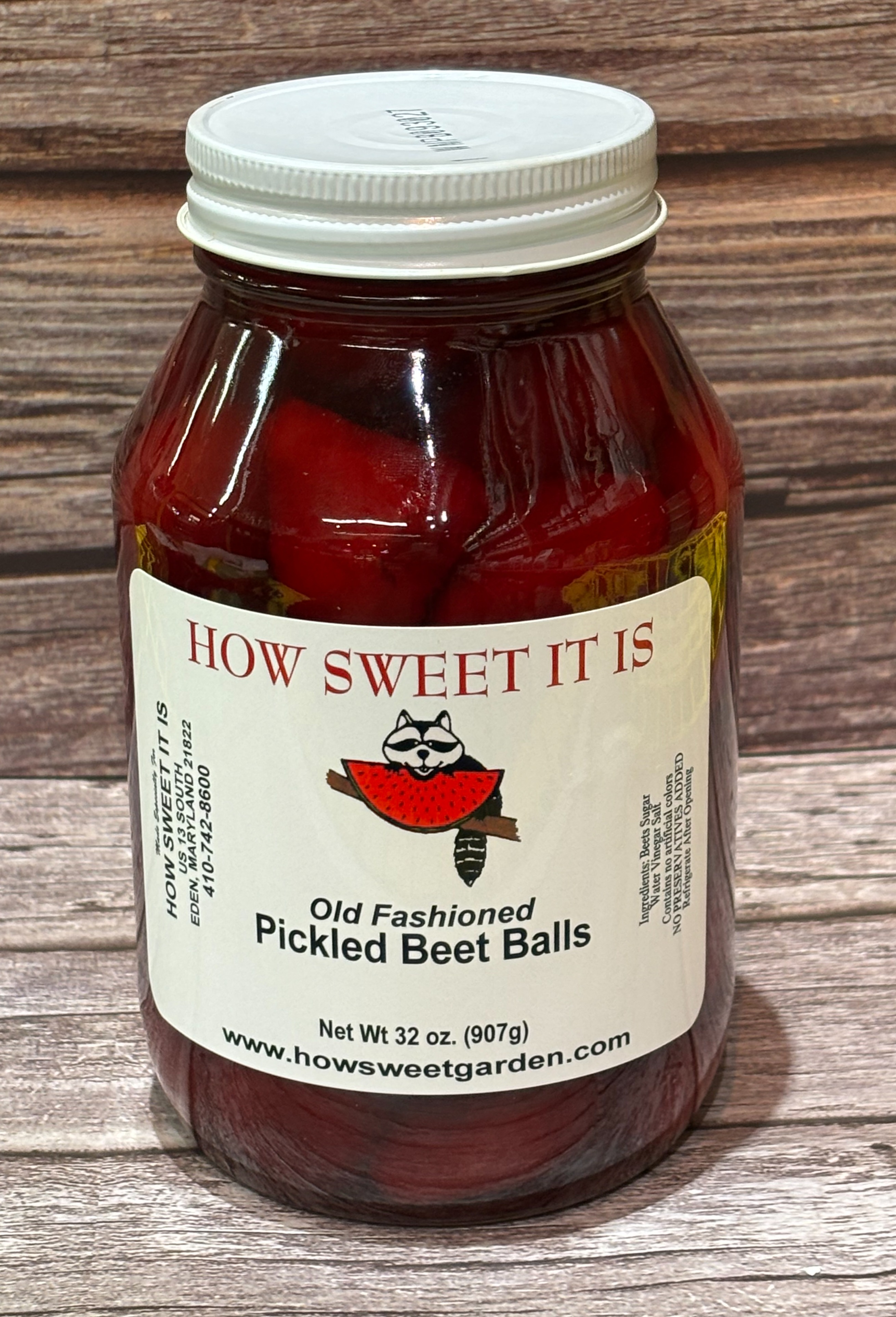 Pickled Beet Balls, 32oz HSII - How Sweet It Is