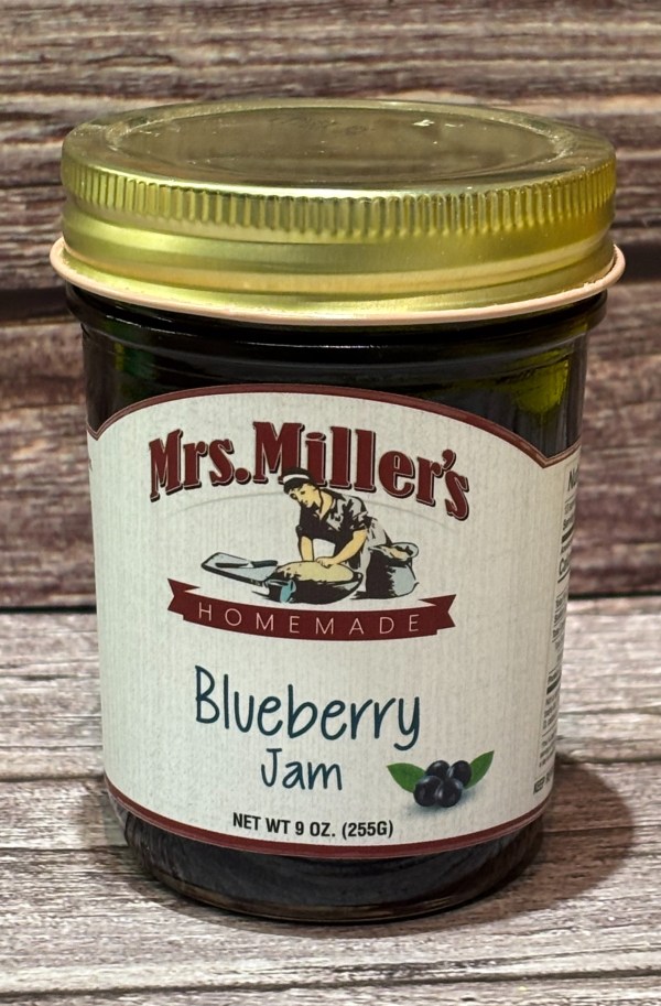 Blueberry Jam, 9oz Mrs. Miller's - How Sweet It Is