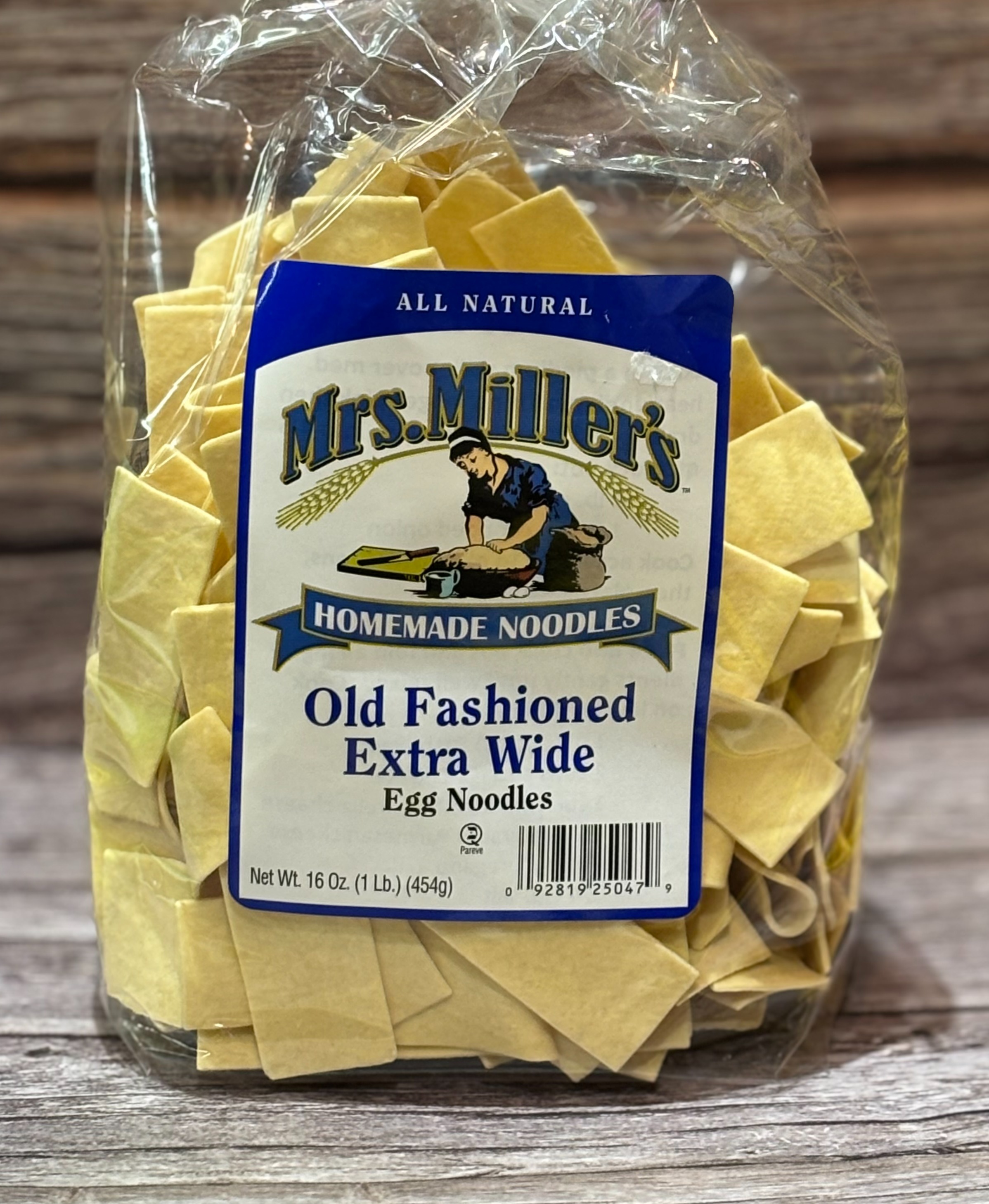 Old Fashioned Extra Wide Egg Noodles, Mrs. Miller's - How Sweet It Is