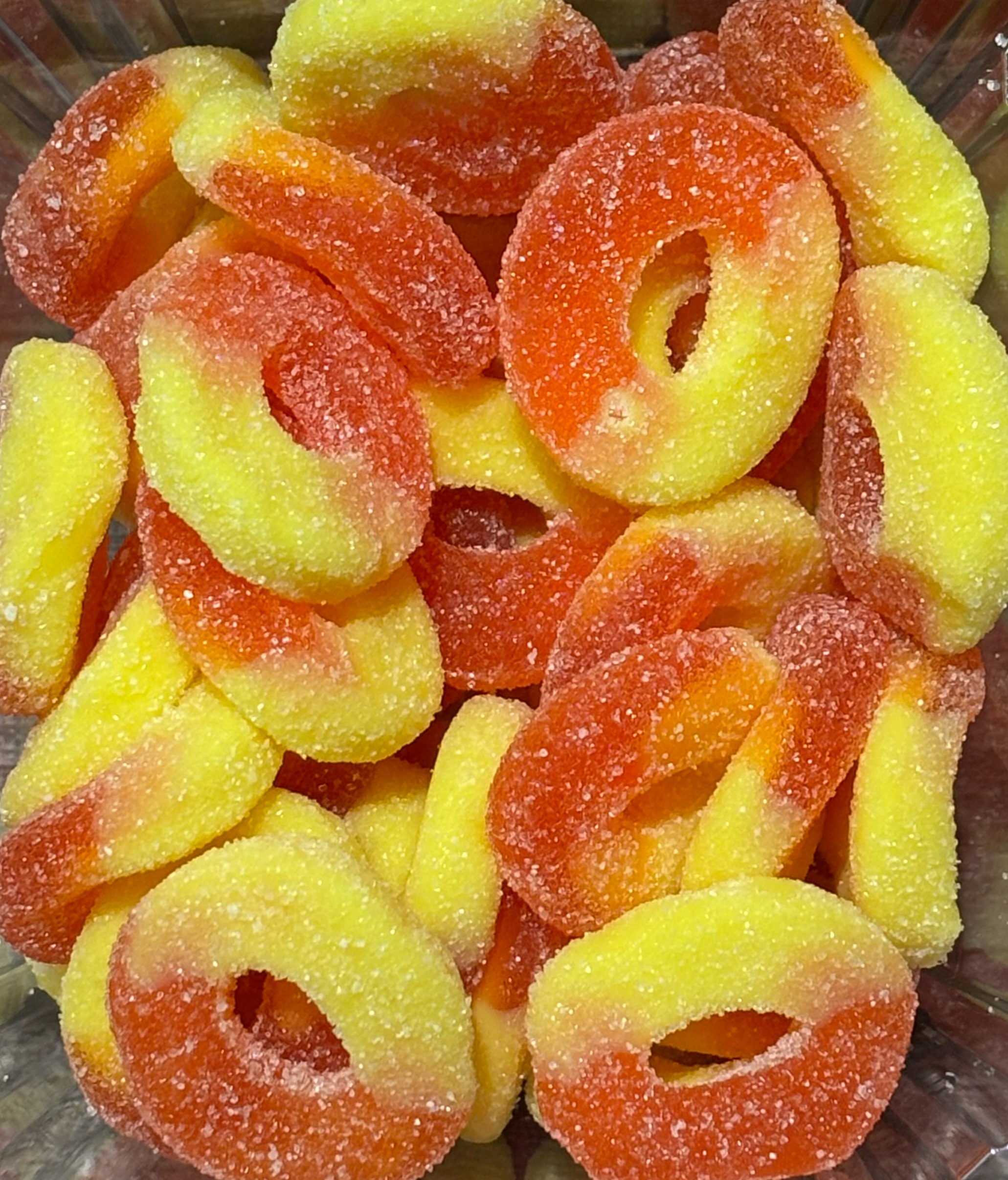 Gummi Peach Rings - How Sweet It Is